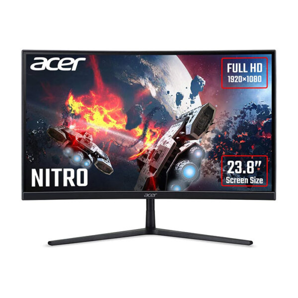 ACER NITRO EI242QRPBIIPX 24″ FHD VA 144HZ 1MS CURVED GAMING MONITOR ...