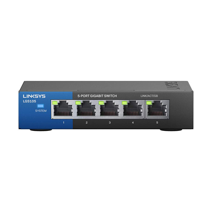 Linksys LGS105 – 5-Port Business Gigabit Desktop Switch – System Max