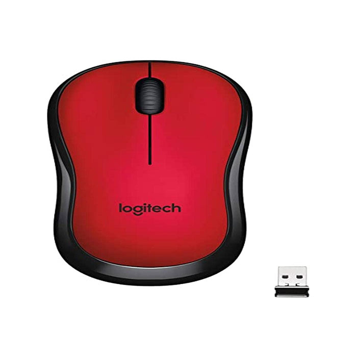 Logitech M220 Silent Wireless Mouse – Red – System Max