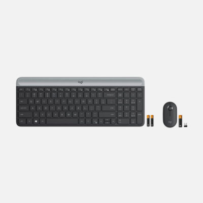 Logitech Slim Wireless Keyboard and Mouse Combo MK470 – System Max