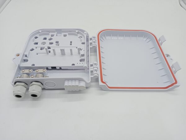 8 Fiber Optic Termination Box -Plastic ABS – Outdoor IP65, UV ...
