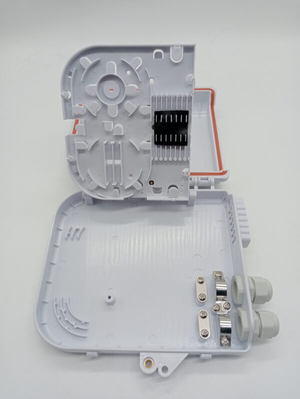 12 Fiber Optic Termination Box -Plastic ABS – Outdoor IP65, UV ...