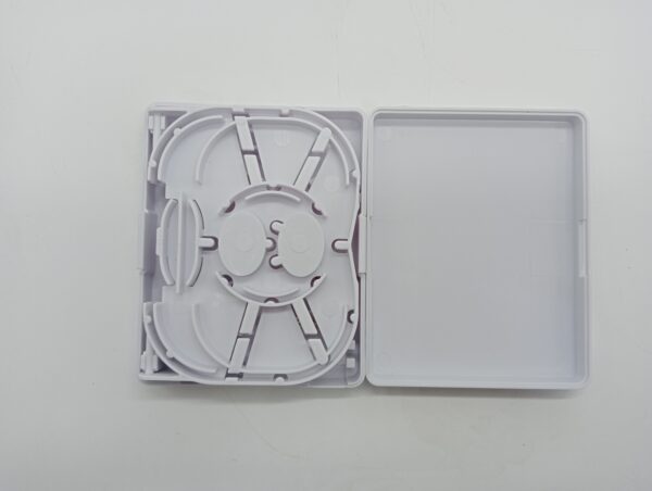 2-Core Fiber Optic Plastic Box (Indoor Faceplate) with Internal ...